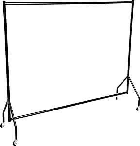 Amazon.com: Amazon Basics Heavy Duty Clothes Rail Garment Rail, 1.82 x ...