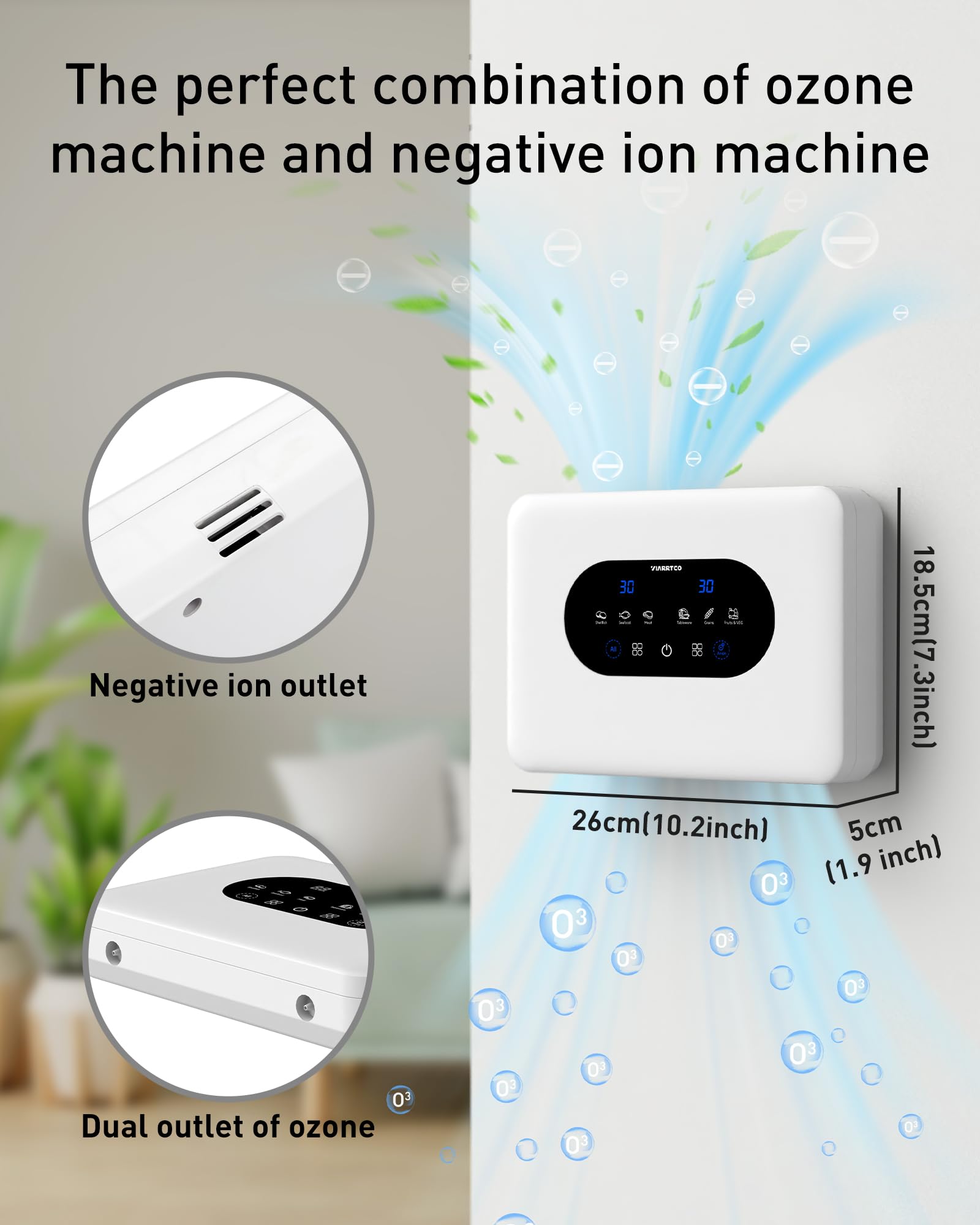 Mua Portable Ozone Machine Generator for Water and Air with Dual ...