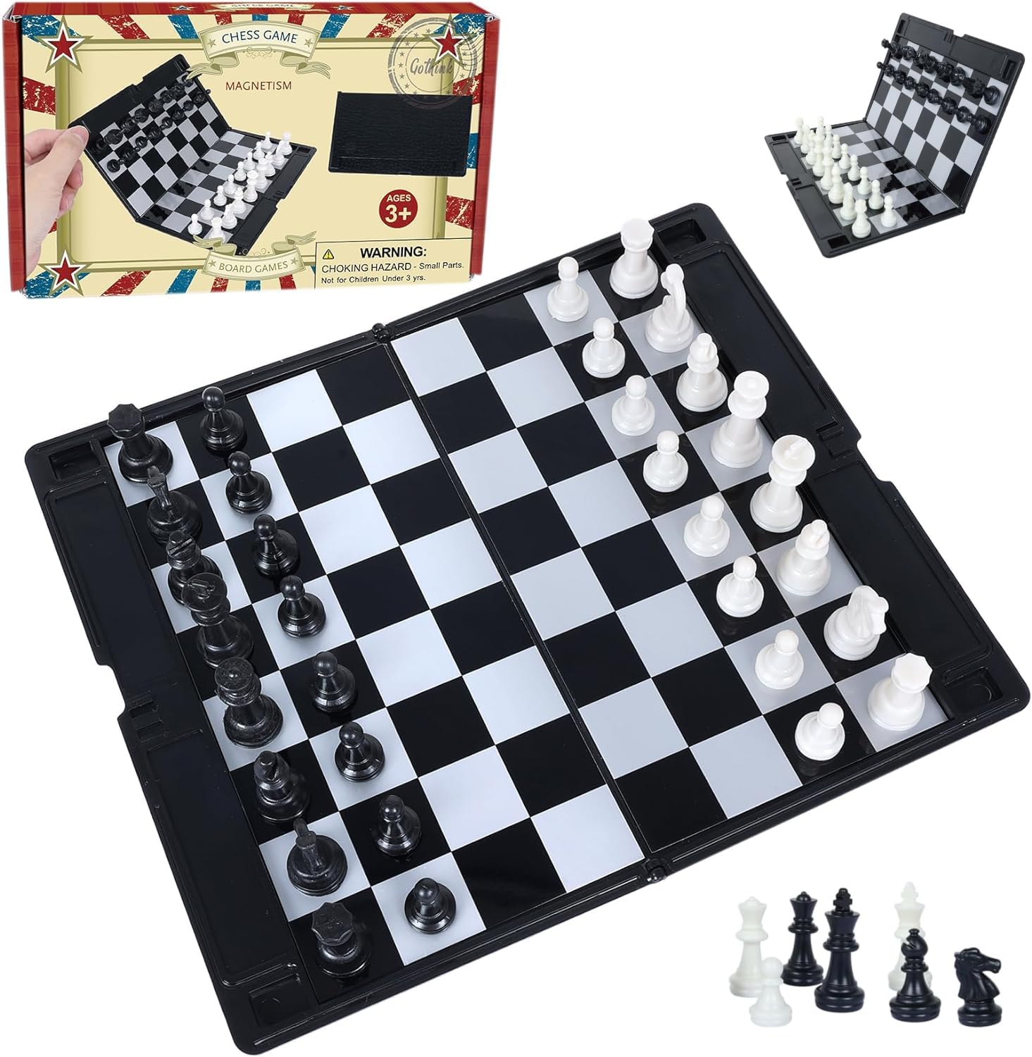Mua Pocket Chess Set - Portable Mini Chess Set for Adults and Kids ...
