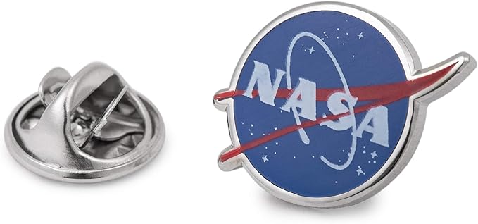 NASA Crest Hard Enamel Lapel Pin 18mm | Shirt Pin Brooch | Original ...