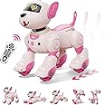 Amazon.com: flybakiz Programmable Robot Dog Toy with Voice Control for Kids, 2.4GHz Remote ...