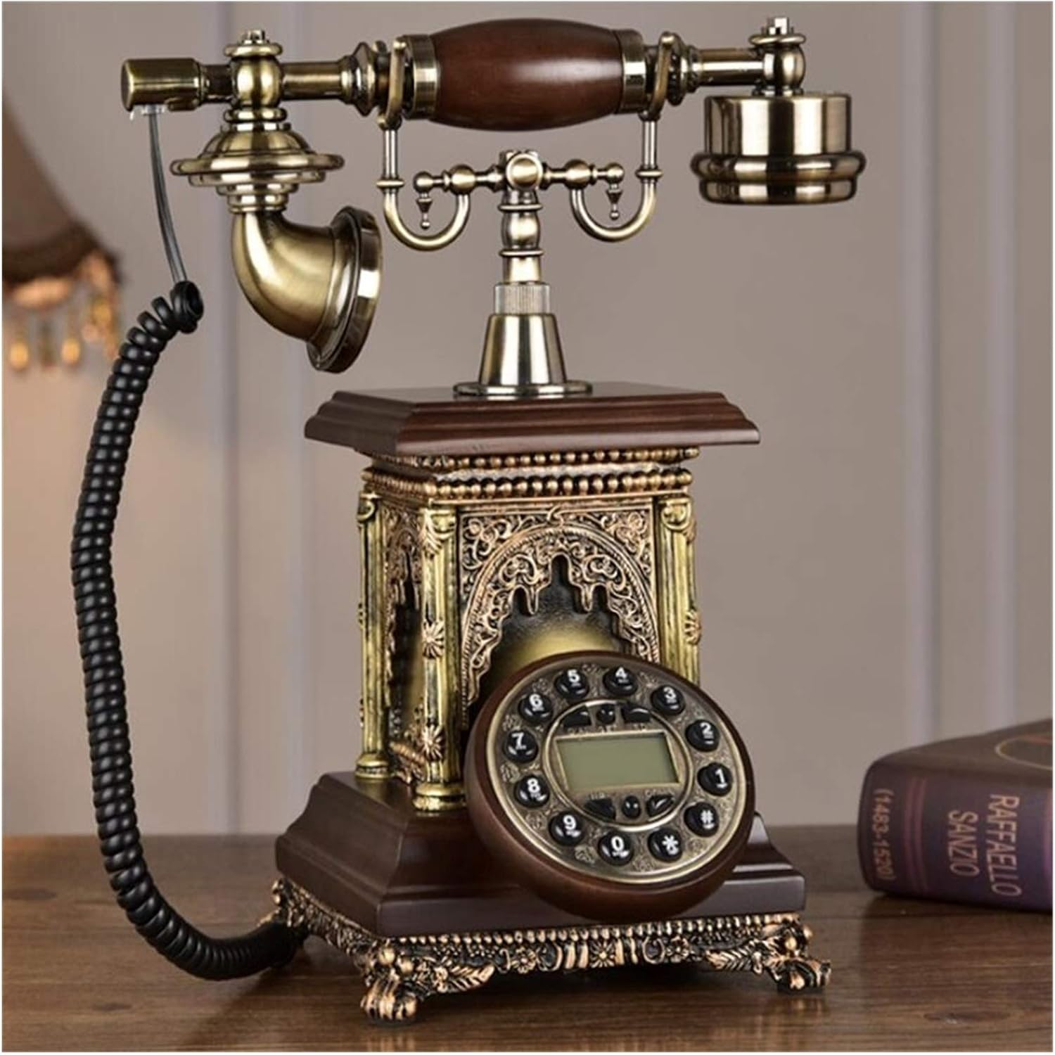 Antiguo Teléfono Fijo Fashion Creative Teléfono Home and Hotel Wired ...