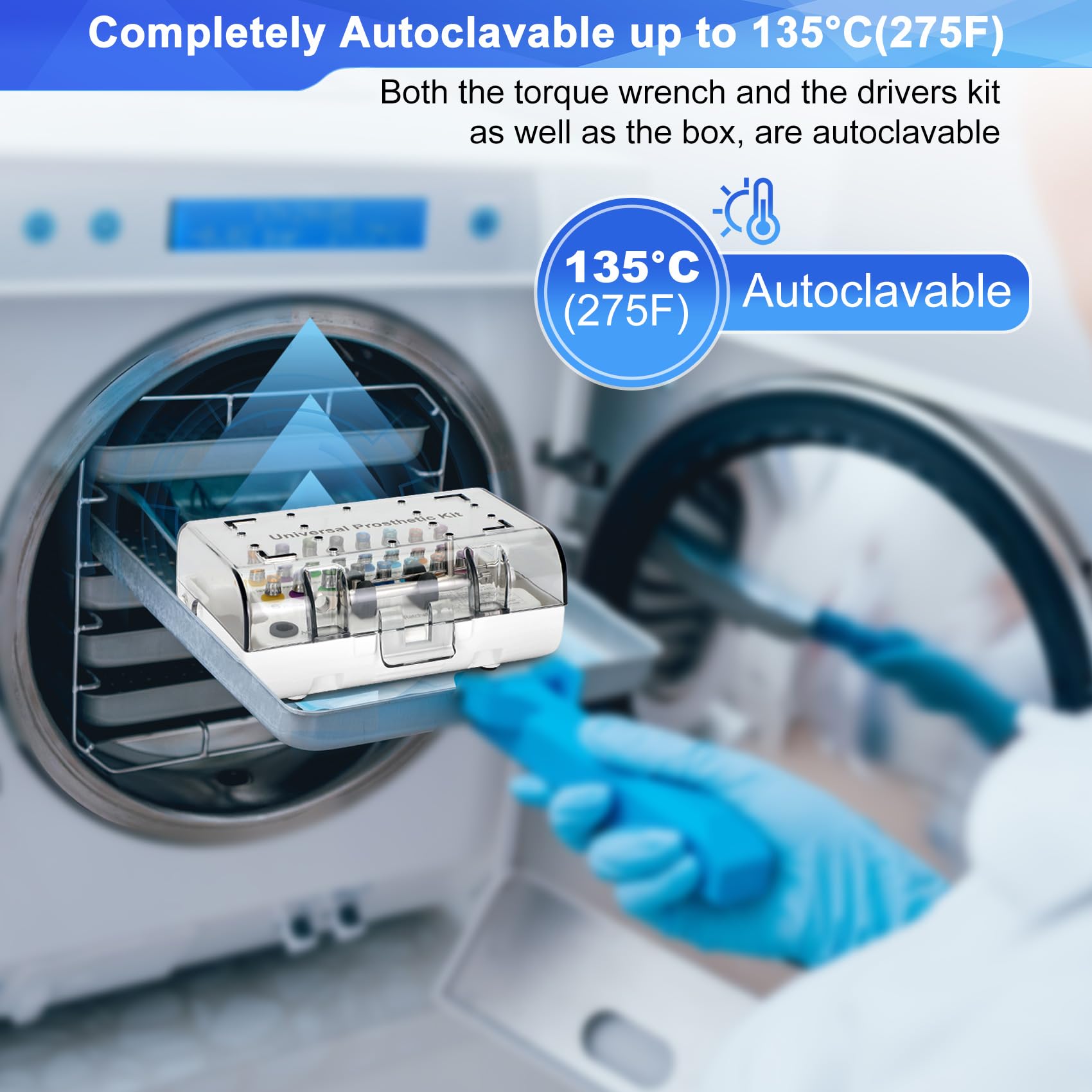 Mua Dental Implant Torque Wrench Set Universal Prosthetic Kit Dental ...