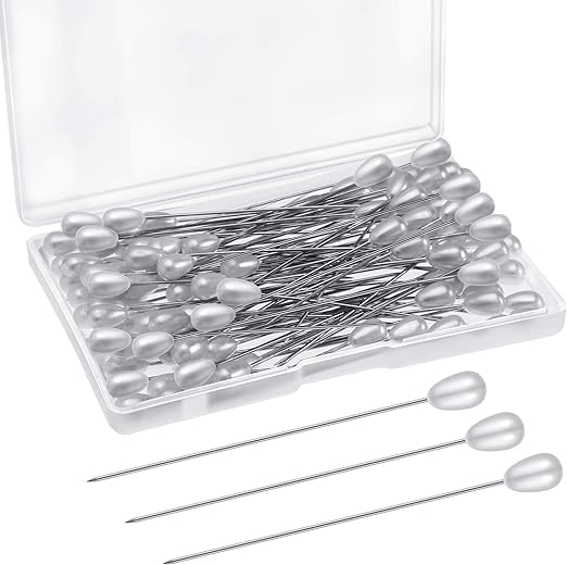 Outus Stecknadeln Deko Nadeln Tropfen Perle Kopf Nadeln Hochzeit Perle ...