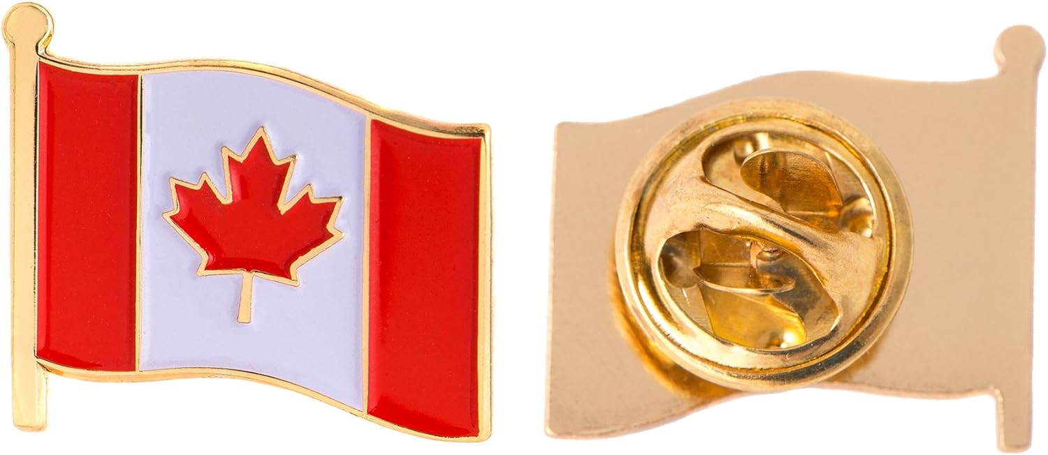 Canada Canadian Country Flag Lapel Pin Enamel Made of Metal Souvenir ...