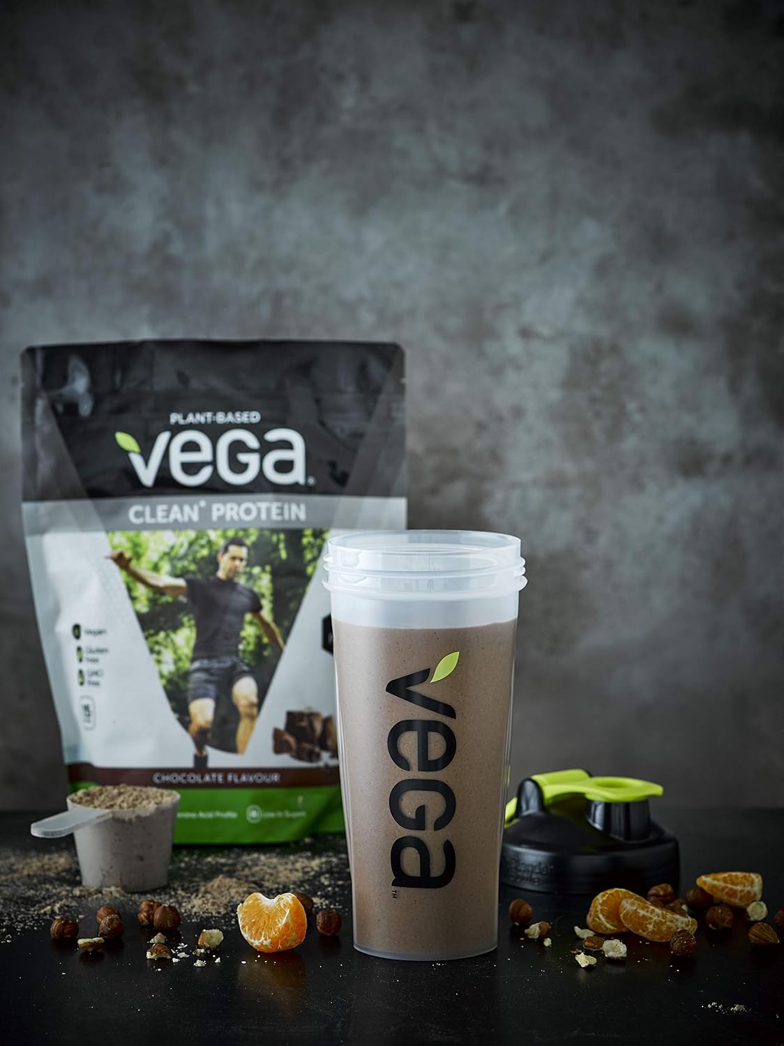 Vega Clean Protein Plant Based Protein Powder Chocolate Pouch 555g ...