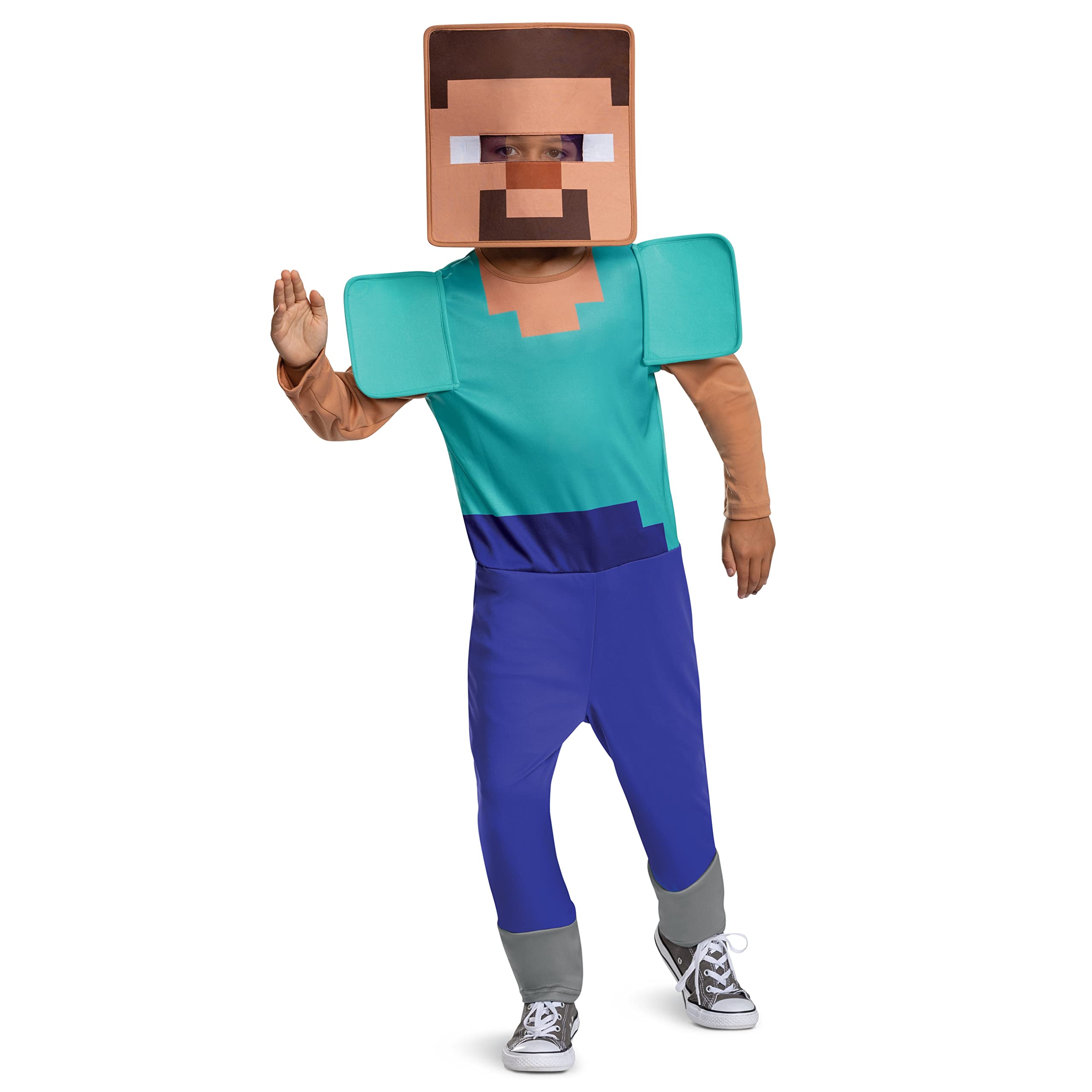 Recycled Blend Steve Costume, Official Minecraft Costume, Kids Size (3T ...