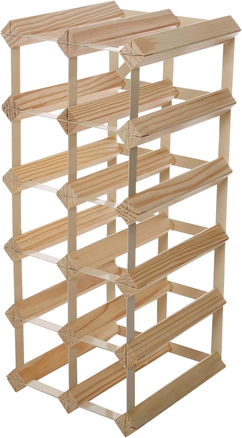 RTA Limited Edition 15 Bottle Premium Traditional Wine Rack-Fully ...