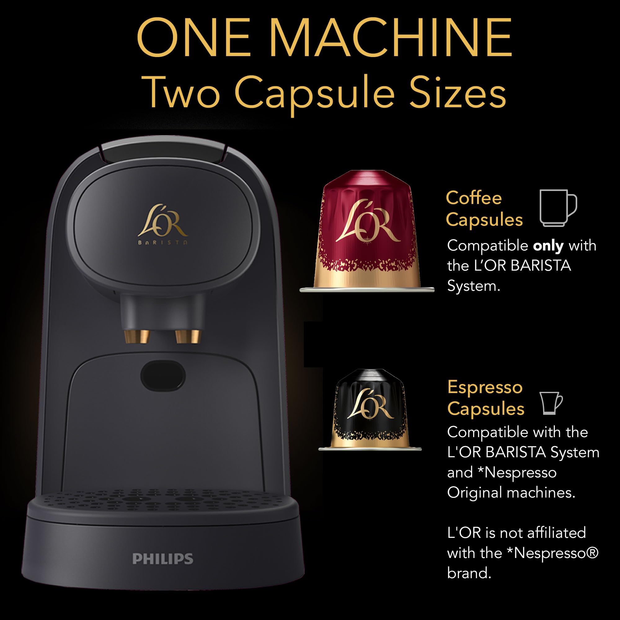 Mua L'OR Barista System Coffee and Espresso Machine Combo with Frother ...