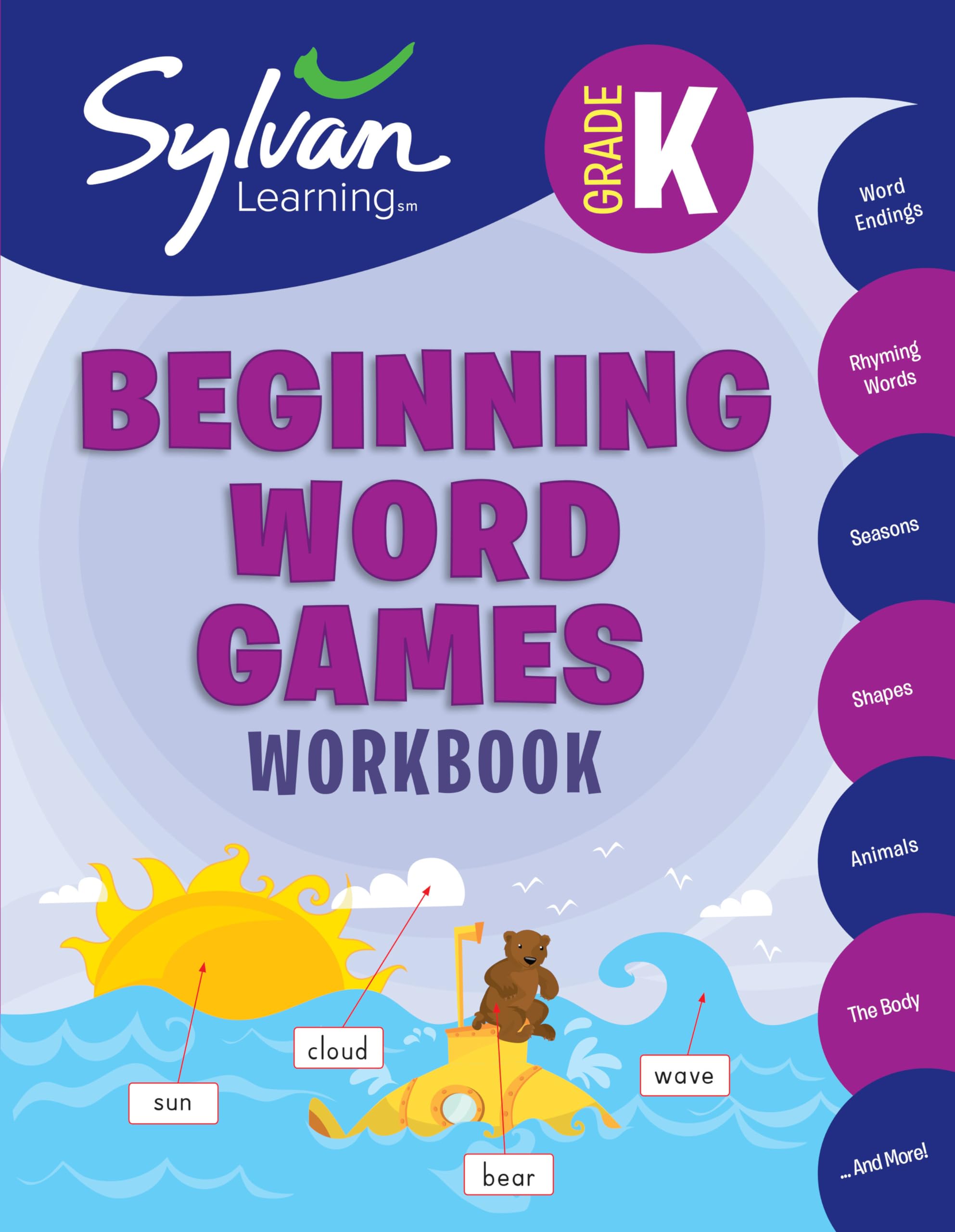 Mua Kindergarten Beginning Word Games Workbook: Word Endings, Rhyming ...