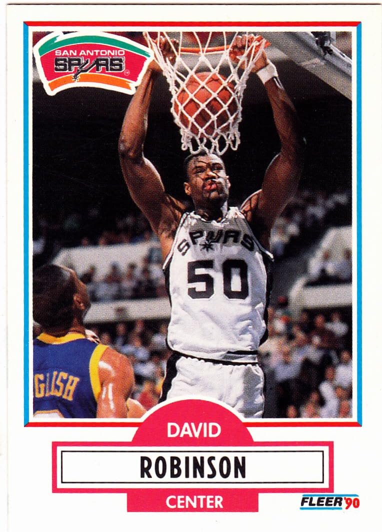 1990-91 FLEER DAVID ROBINSON RC ROOKIE CARD at Amazon's Sports ...