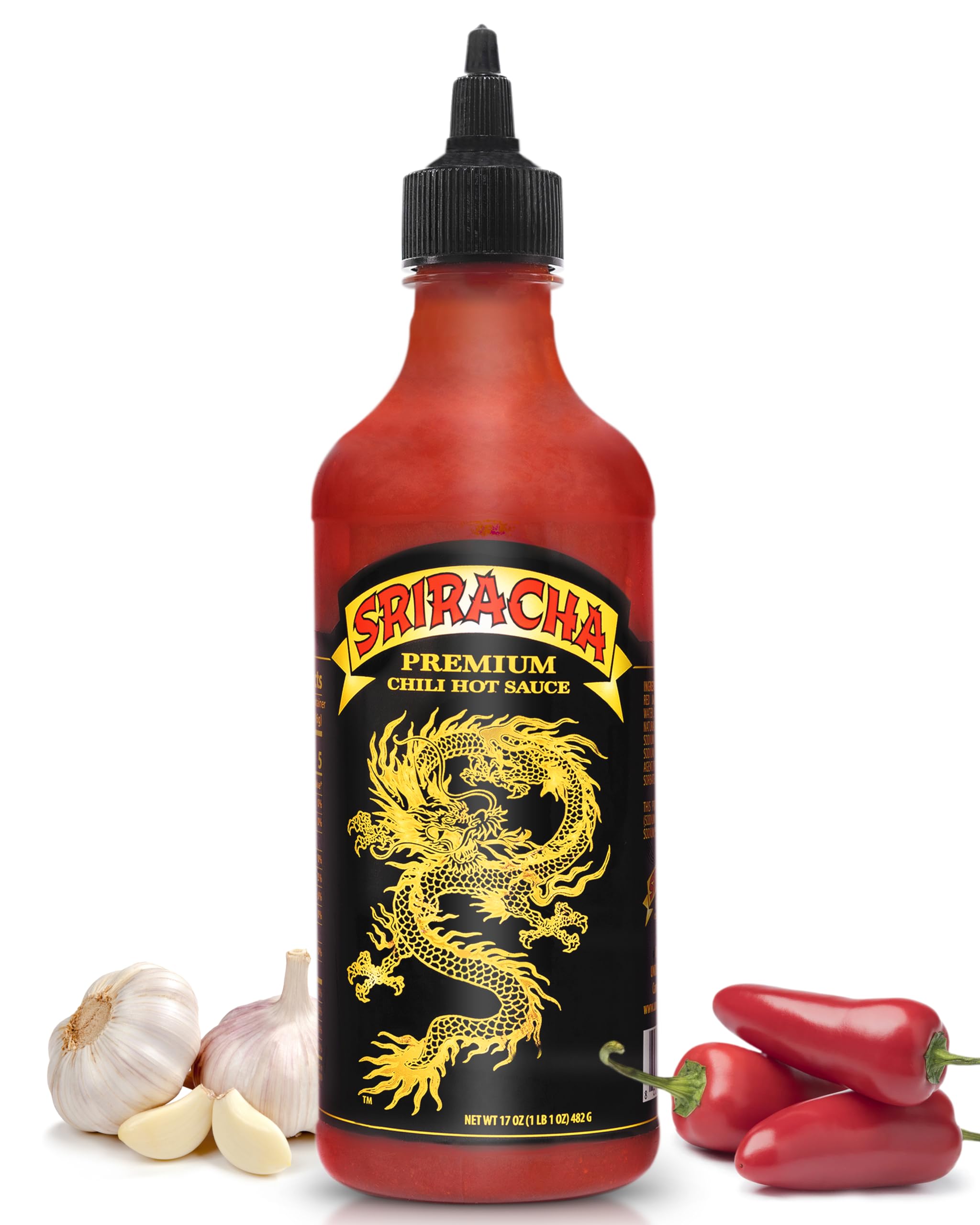 Sriracha With Dragon Logo