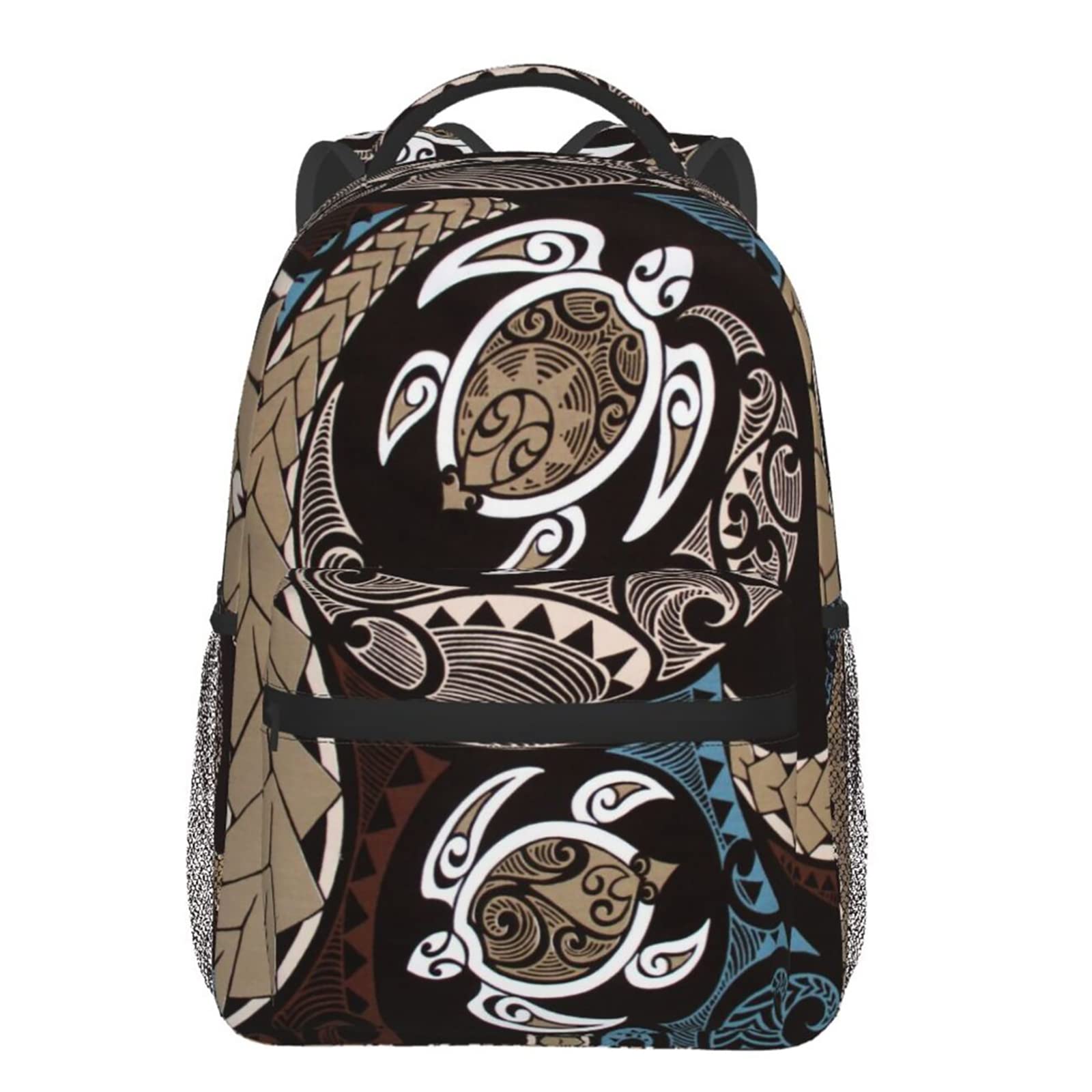 DZUAIKIT Hawaiian Honu Polynesian Sea Turtle Casual Travel Backpack ...