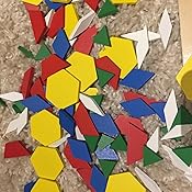 Melissa & Doug Pattern Blocks and Boards - Classic Toy With 120 Solid ...