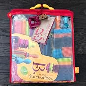 B. toys- Bristle Blocks Stackadoos – 68 Toy Blocks in a Storage Pouch ...