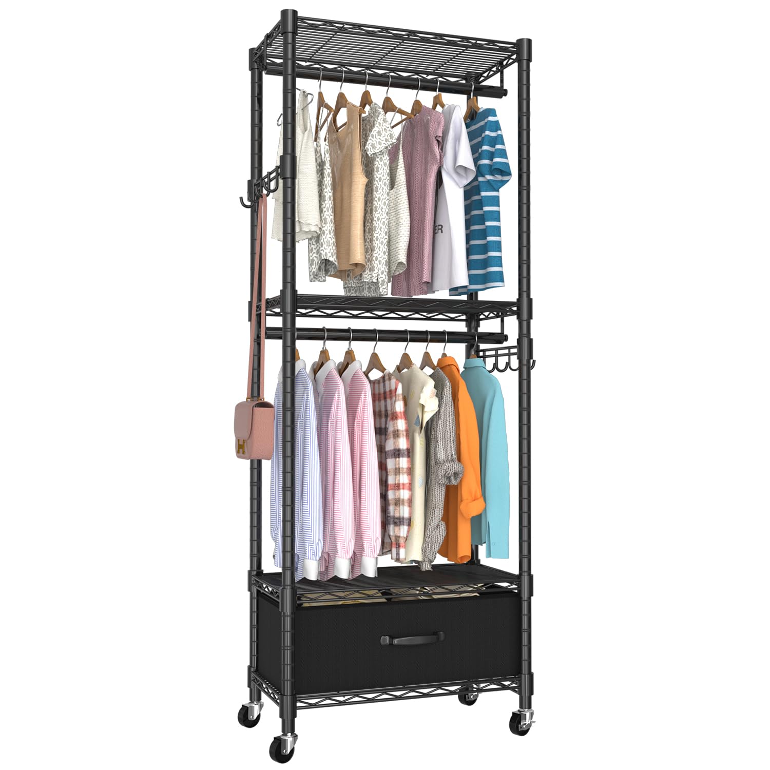 VyGrow Clothes Rack, Clothing Rack for Hanging Clothes, Kids Clothes ...