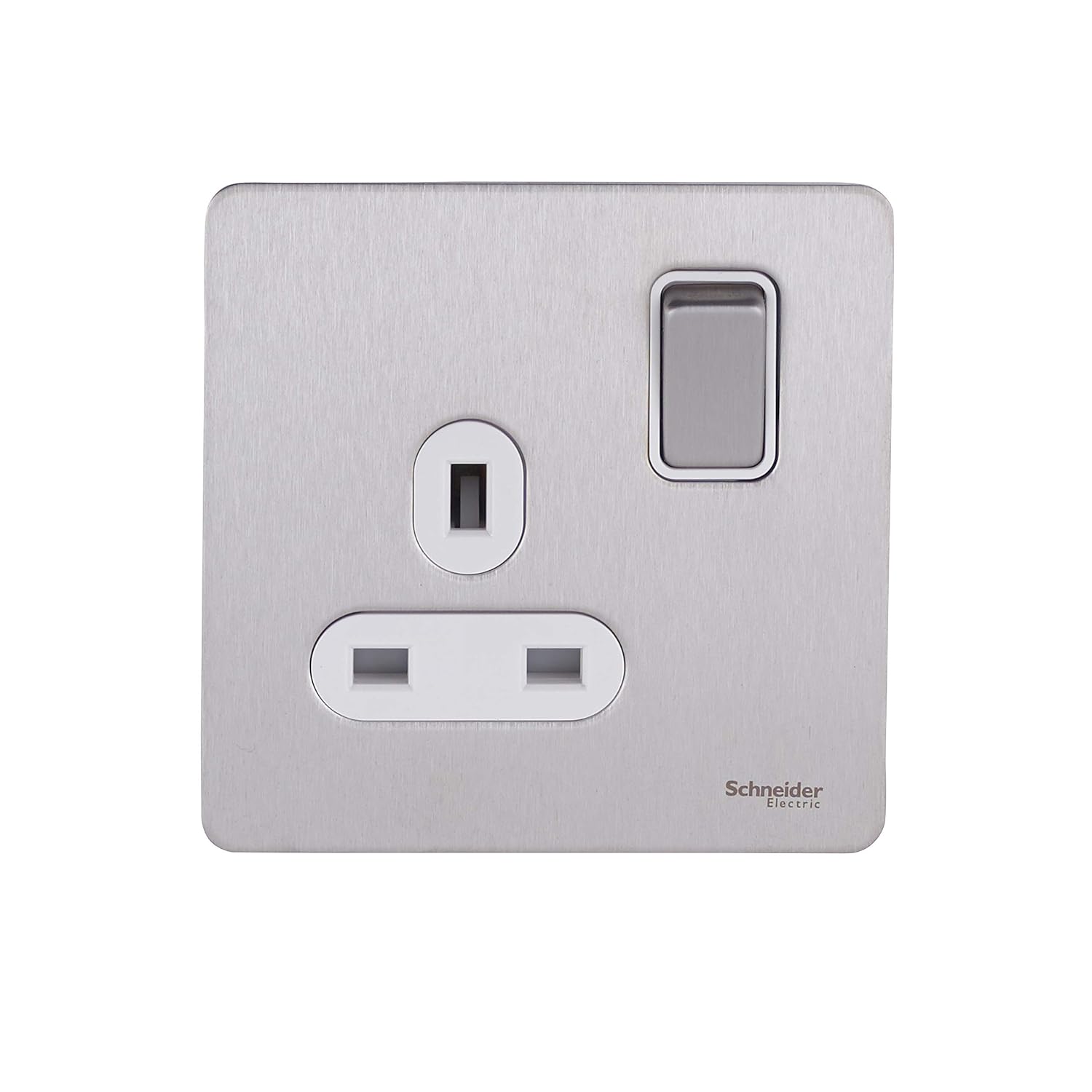 Schneider Electric Ultimate Screwless Flat Plate – Switched Single ...