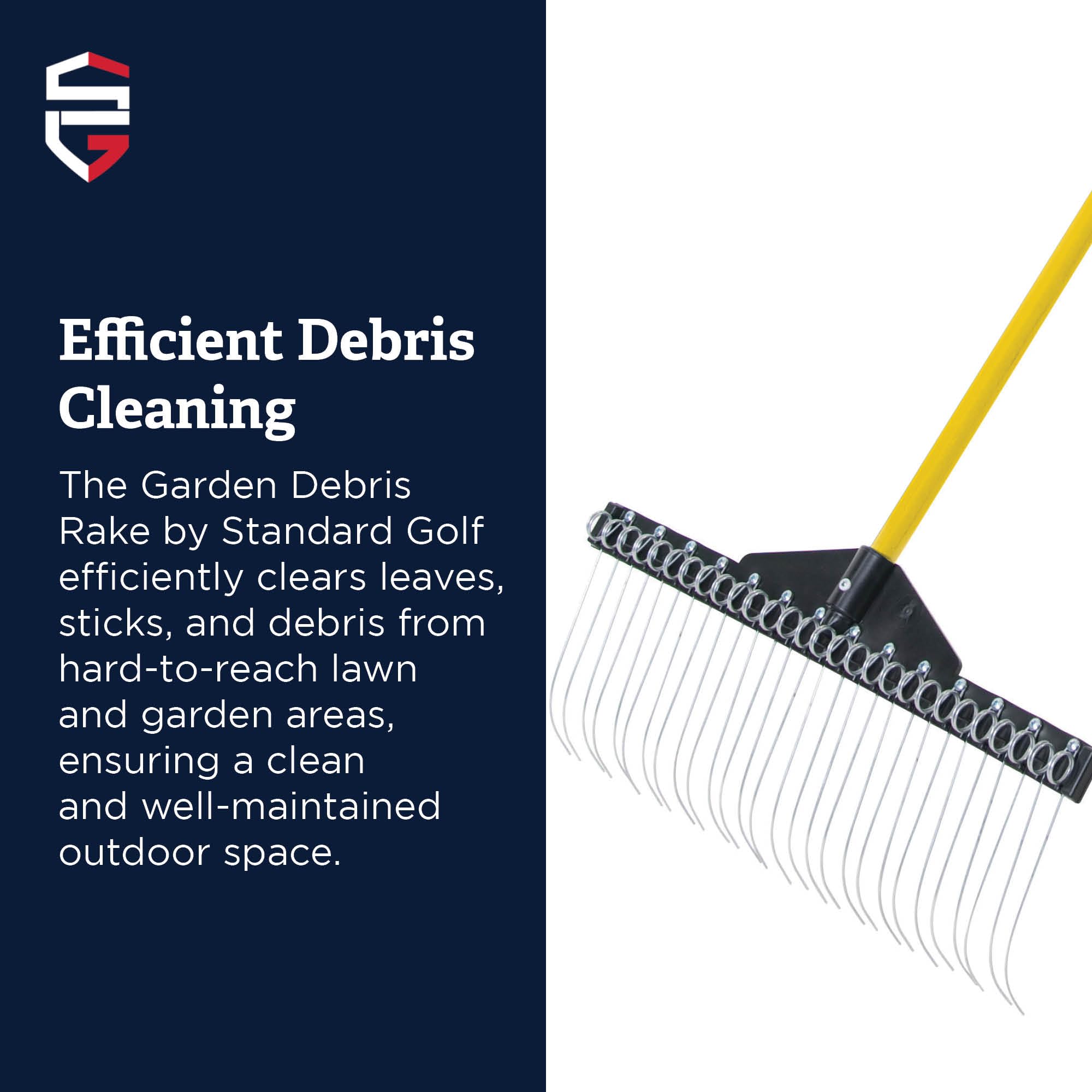 Mua Garden Landscape Rake – 9” & 21" Head Garden Debris Rakes Combo ...