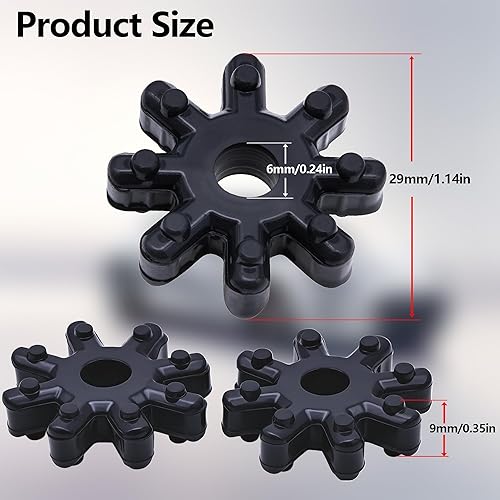 Steering Vibration Repair 4-Pack Flexible Steering Coupling Kit - Fixes ...