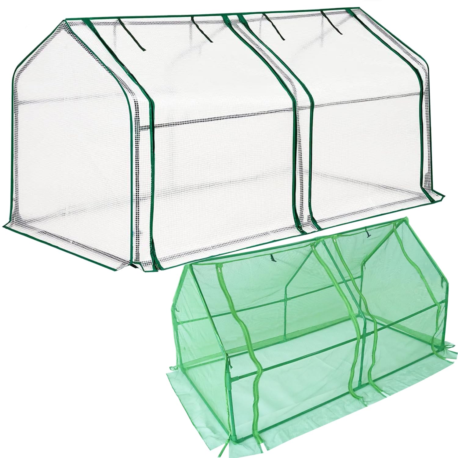 Coverify Mini Greenhouse 71''x36''x36'' Multi-Purpose Portable Tunnel ...