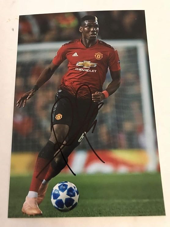 PAUL POGBA Signed 6 X 4 Inch Soccer Photograph. Genuine Autograph. COA ...