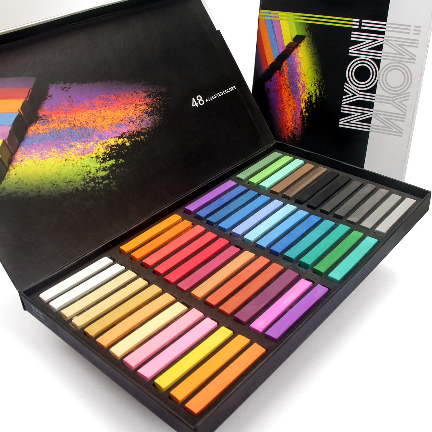 Mua Non Toxic Soft Pastel Chalk Set for Professional Artist - 48 Colors ...