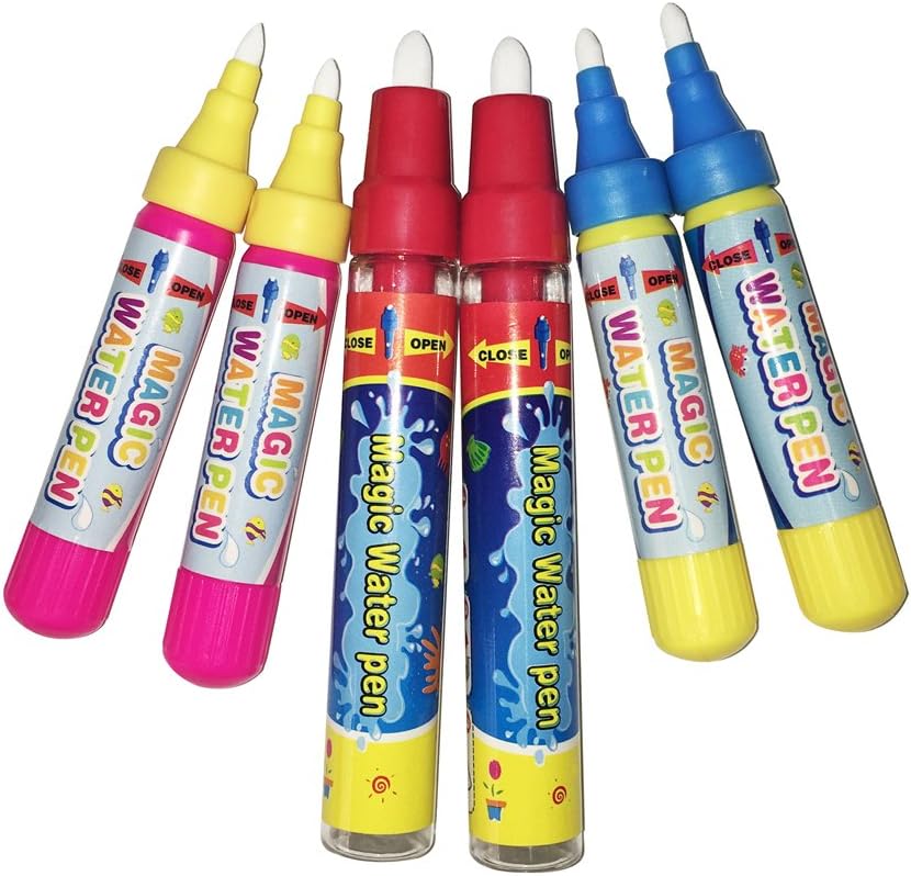 Jun-see Magic Replacement Water Pen,Add Water Pen(6PCS) For Magic Water ...