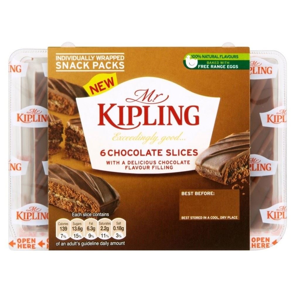 Mr Kipling Chocolate Slices (6): Amazon.co.uk: Grocery