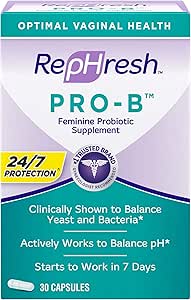 Amazon.com: RepHresh Pro-B Probiotic Supplement for Women, 30 Oral Capsules