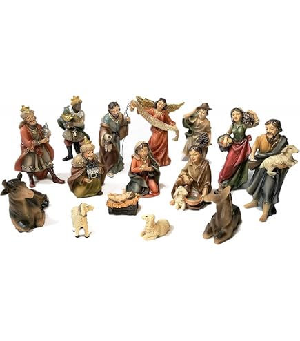 Nativity Set With Figures Hidden Nativity Figure 11cm Find Christmas ...