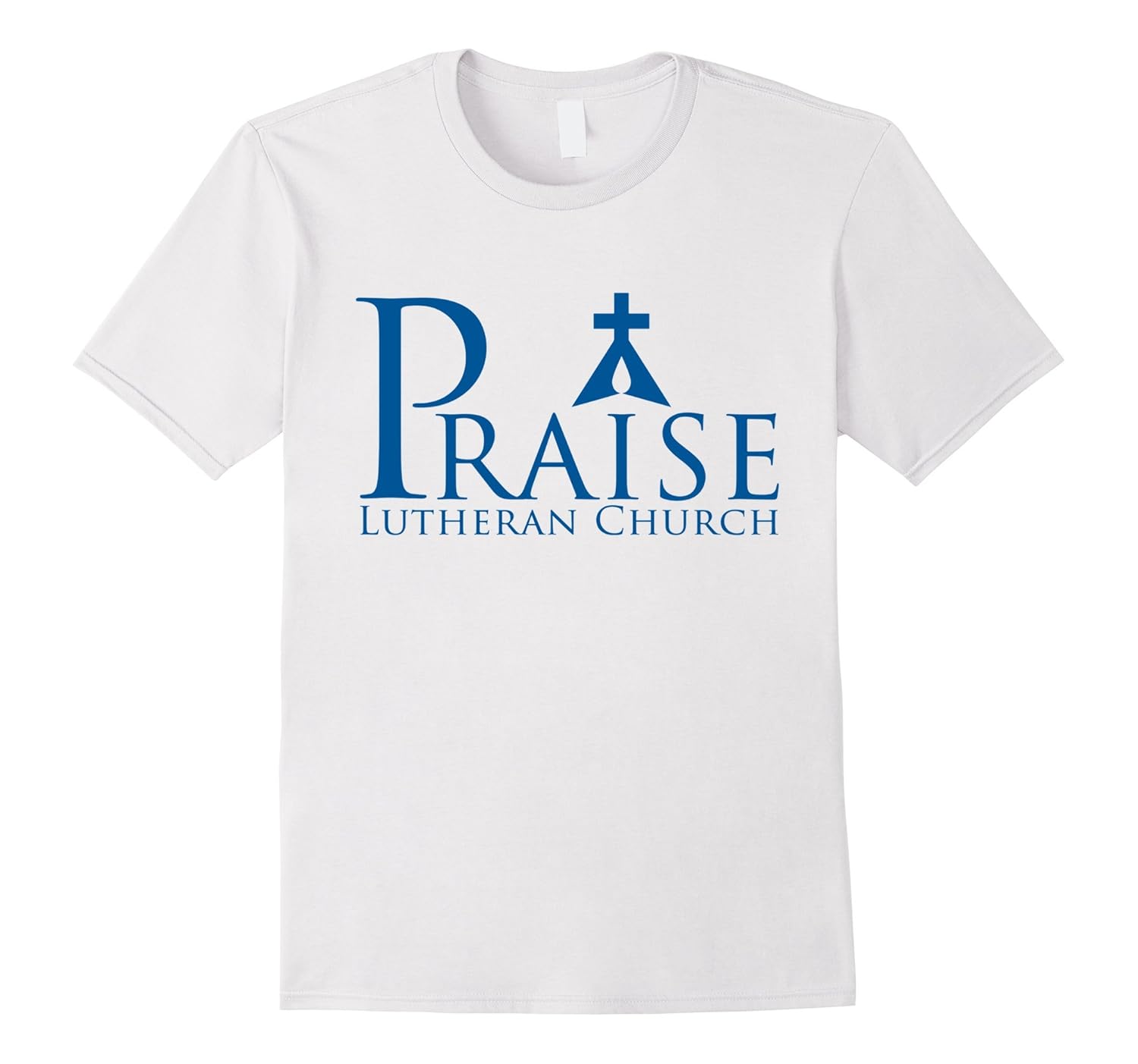 Praise Lutheran T-Shirt Front and Back Blue Logo-Vaci – Vaciuk