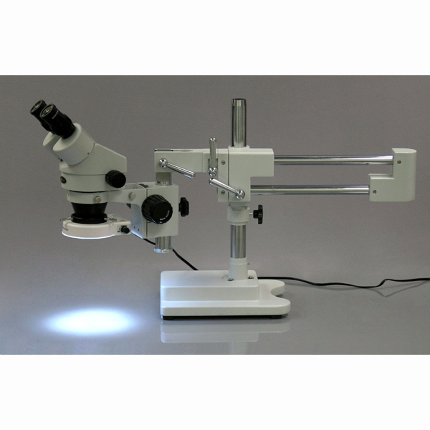 7X-45X Zoom Magnification Circuit Inspection Stereo Microscope with 80 ...