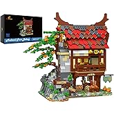 Amazon.com: JMBricklayer Medieval Town Barn Building Block Kit ...