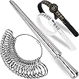 Amazon.com: Ring Sizer Measuring Tool Kit, Ring Mandrel Measurer, 27 ...