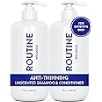 Amazon.com : Routine Wellness Anti-Thinning Shampoo and Conditioner Set ...