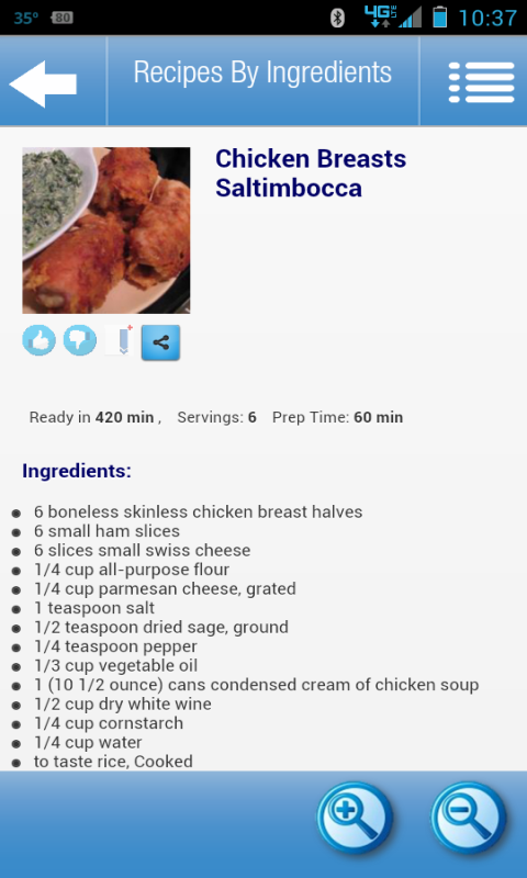 Amazon.com: Recipes by Ingredients: Appstore for Android
