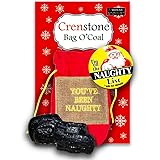 Amazon.com: Christmas Lump of Coal Naughty (With Gift Bag): Toys & Games