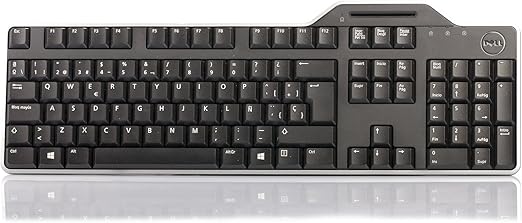 Dell KB-813 Smartcard Reader USB Keyboard Black 580-18365 *Same as 580 ...