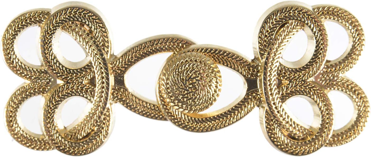 Amazon.com: Metal Double Braid Chinese Frog Closure -3"(L) x 1"(H ...