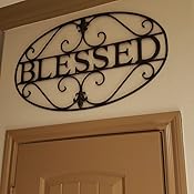 Amazon.com: Young's Metal Blessed Wall Sign, 27.75-Inch: Home & Kitchen