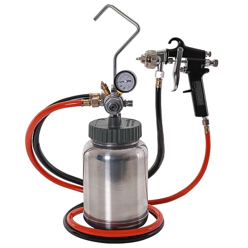 TCP Global 2 Quart Heavy Duty Steel Pressure Pot Paint Tank with Screw ...