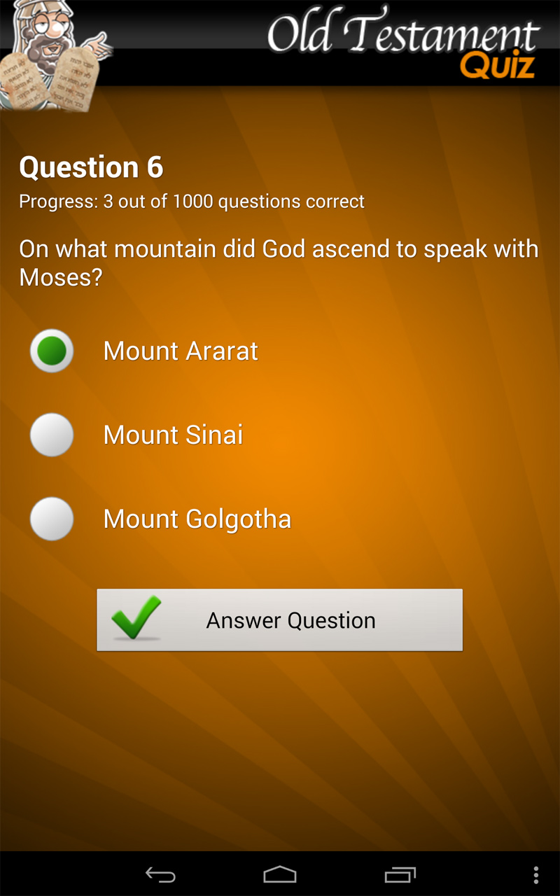 Ultimate Old Testament Quiz:Amazon.com:Appstore for Android