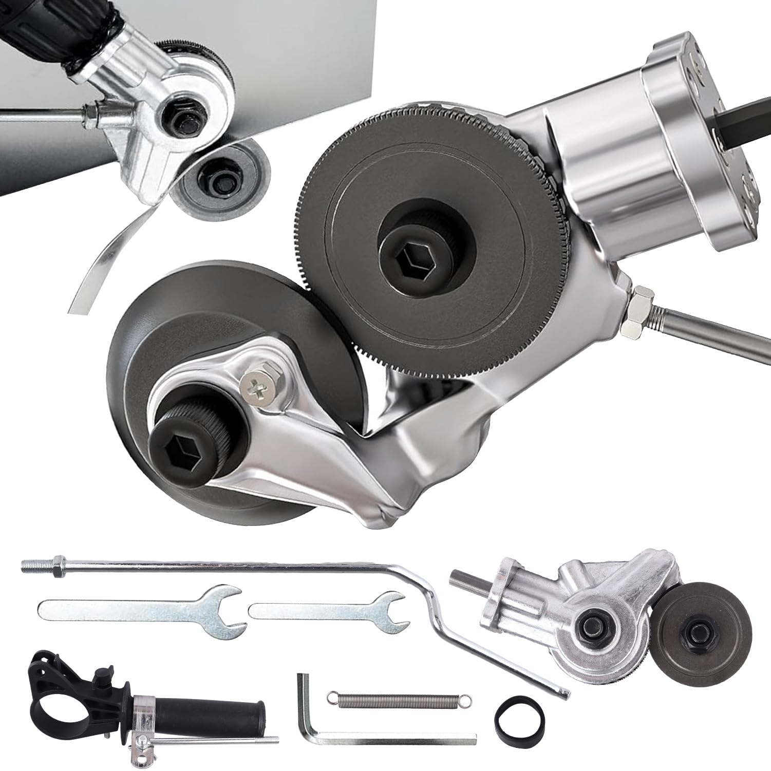 Allyplay Upgraded Electric Drill Plate Cutter, Metal Nibbler Drill ...