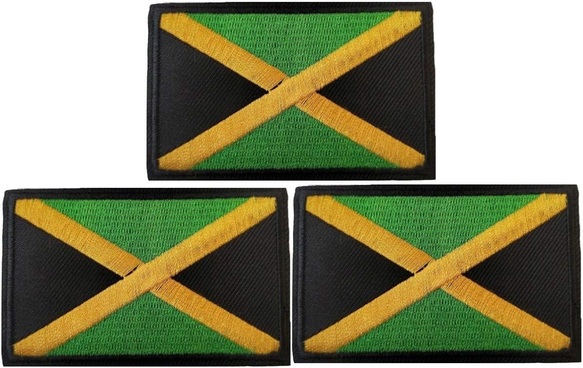 Amazon.com: JAVD 3Pack Jamaica Flag Patch Jamaican Flags Patchs, Jamaica Tactical Flag ...