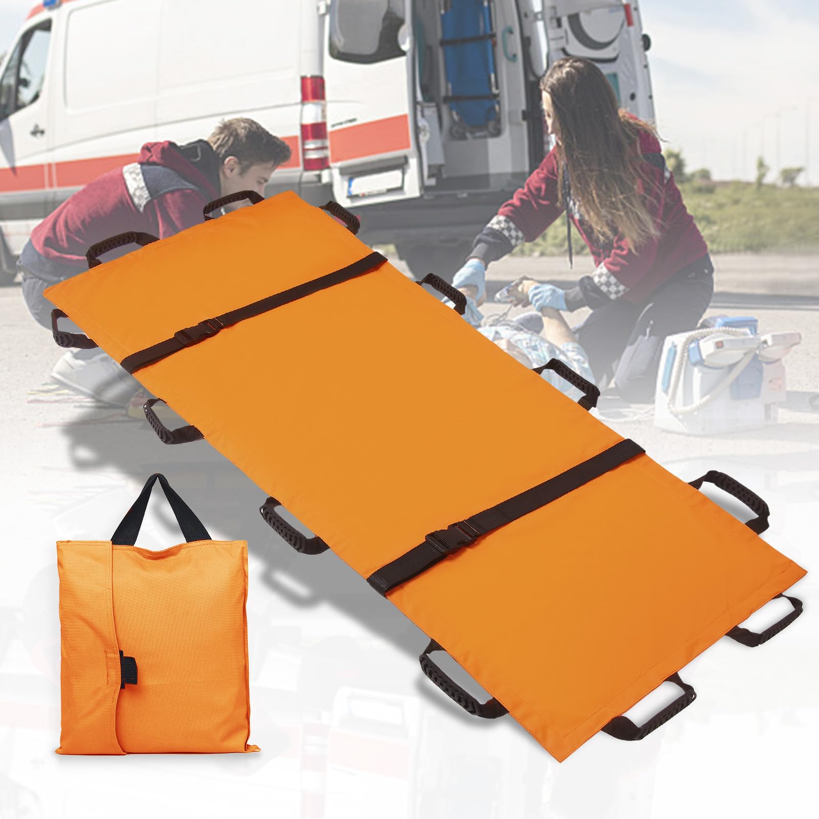Mua Portable Transport Stretcher with 12 Handles Carrying Bag Patient ...