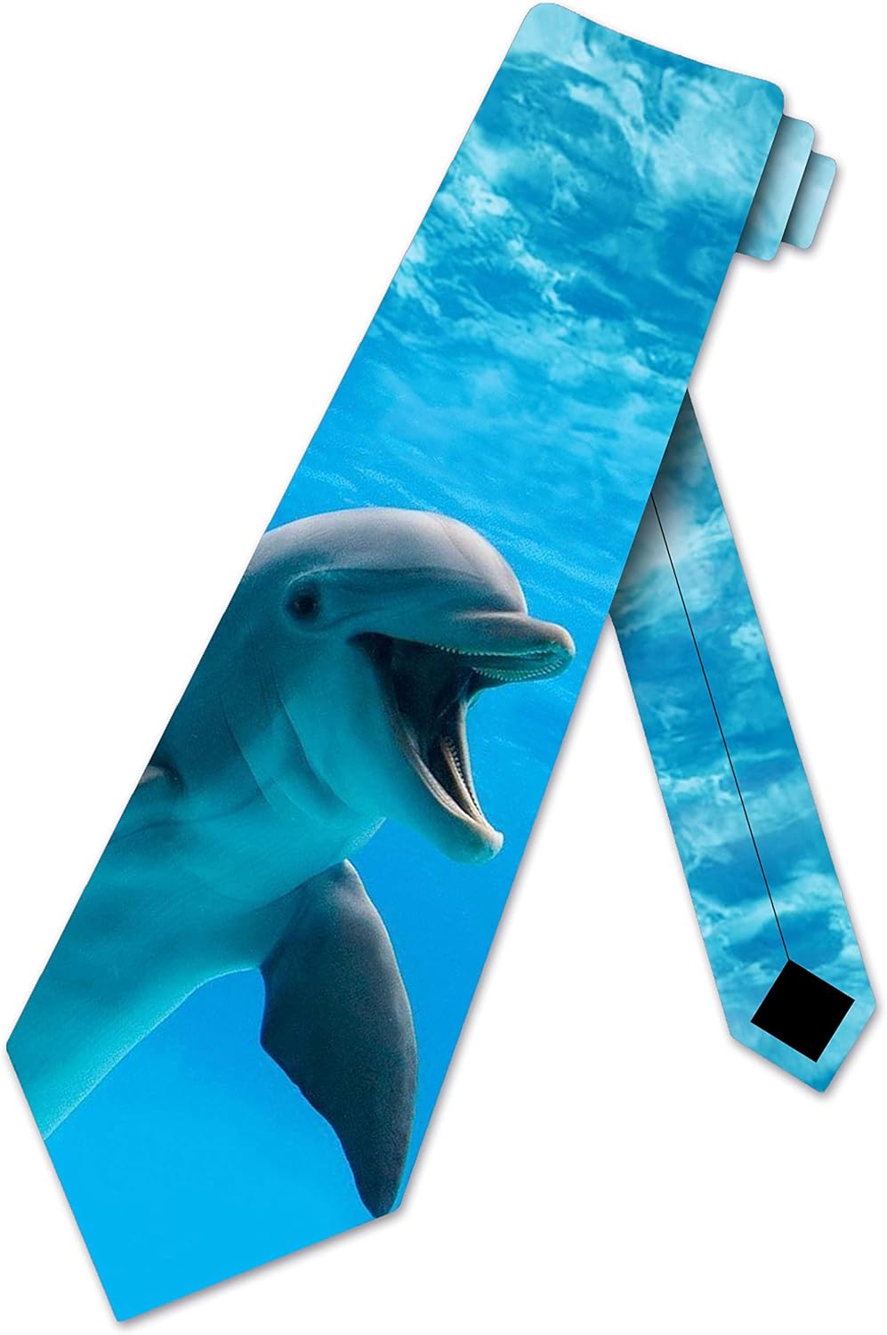 Amazon.com: Dolphin Ties Mens Animal Neckties Ocean Tie by Three Rooker ...