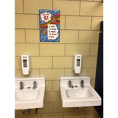 Safety Magnets Laminated Handwashing Poster for Kids - Hygiene India | Ubuy