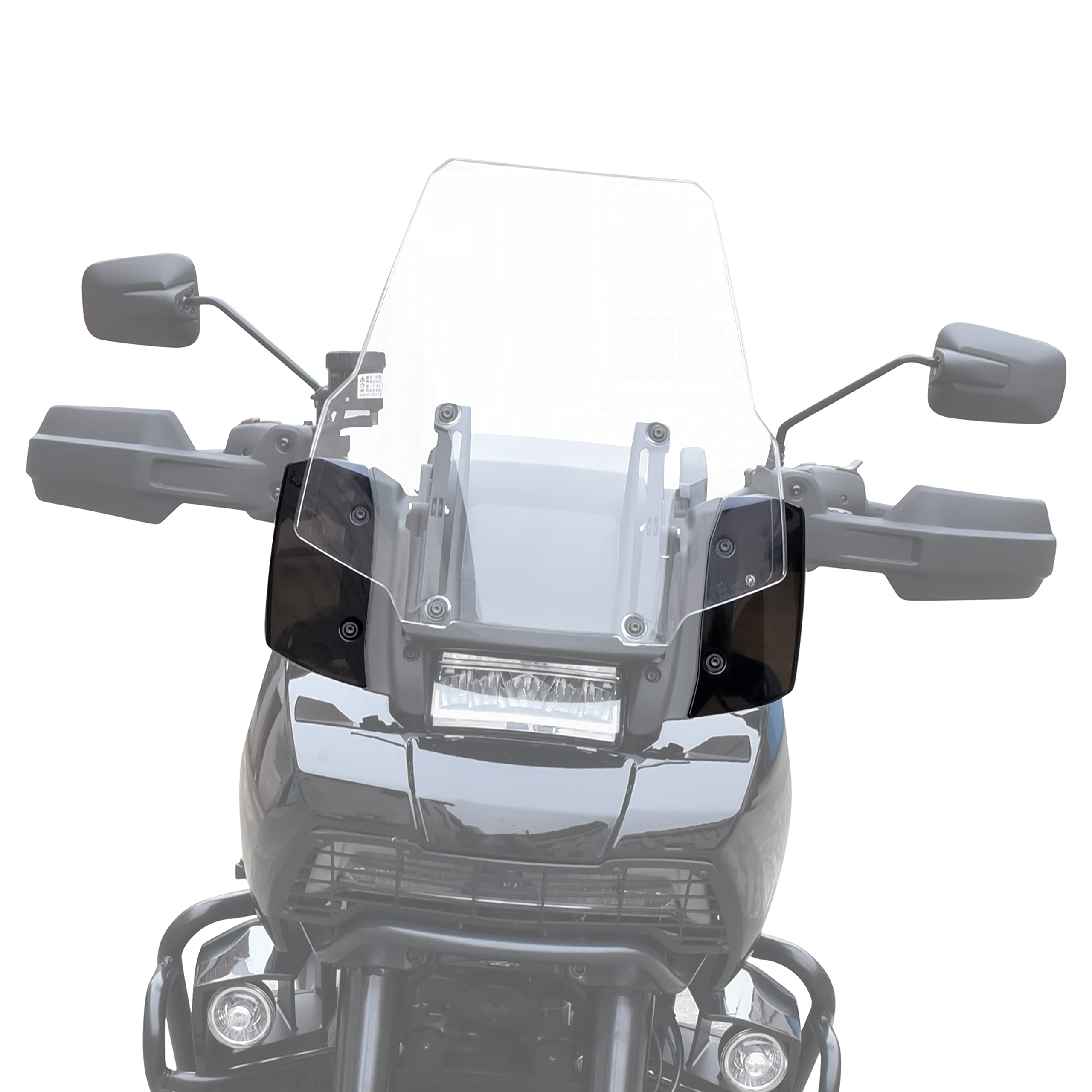 VEISUTOR Side Wide Wings Windshield for Pan America 1250, Side Widened ...