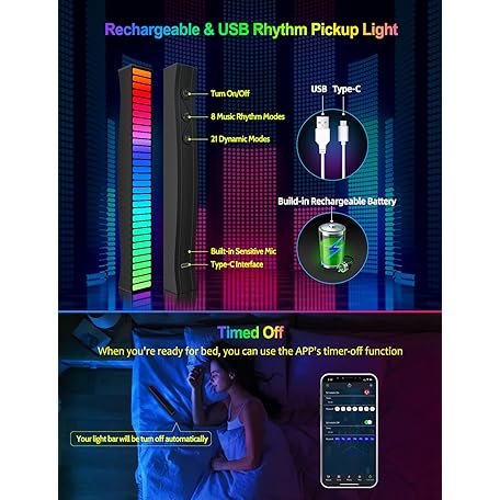 Mua MATICOD RGB Rhythm Recognition Light RGB Audio LED Lights Sound ...