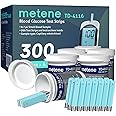 Amazon.com: Metene TD-4116 Blood Glucose Test Strips, 300 Count Test ...